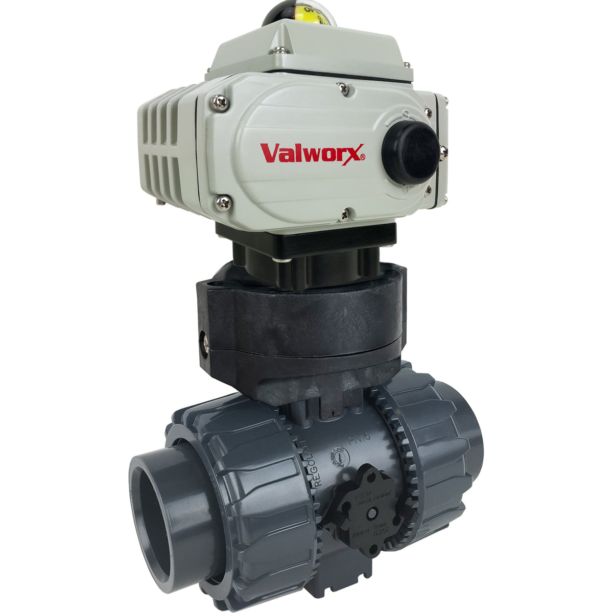 Valworx Electric Actuated Pvc Ball Valve 24 Vdc Eps Positioner Urban